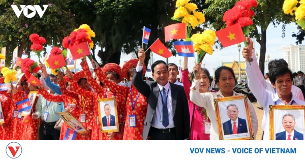 President To Lam receives warm welcome in Phnom Penh on State visit to Cambodia